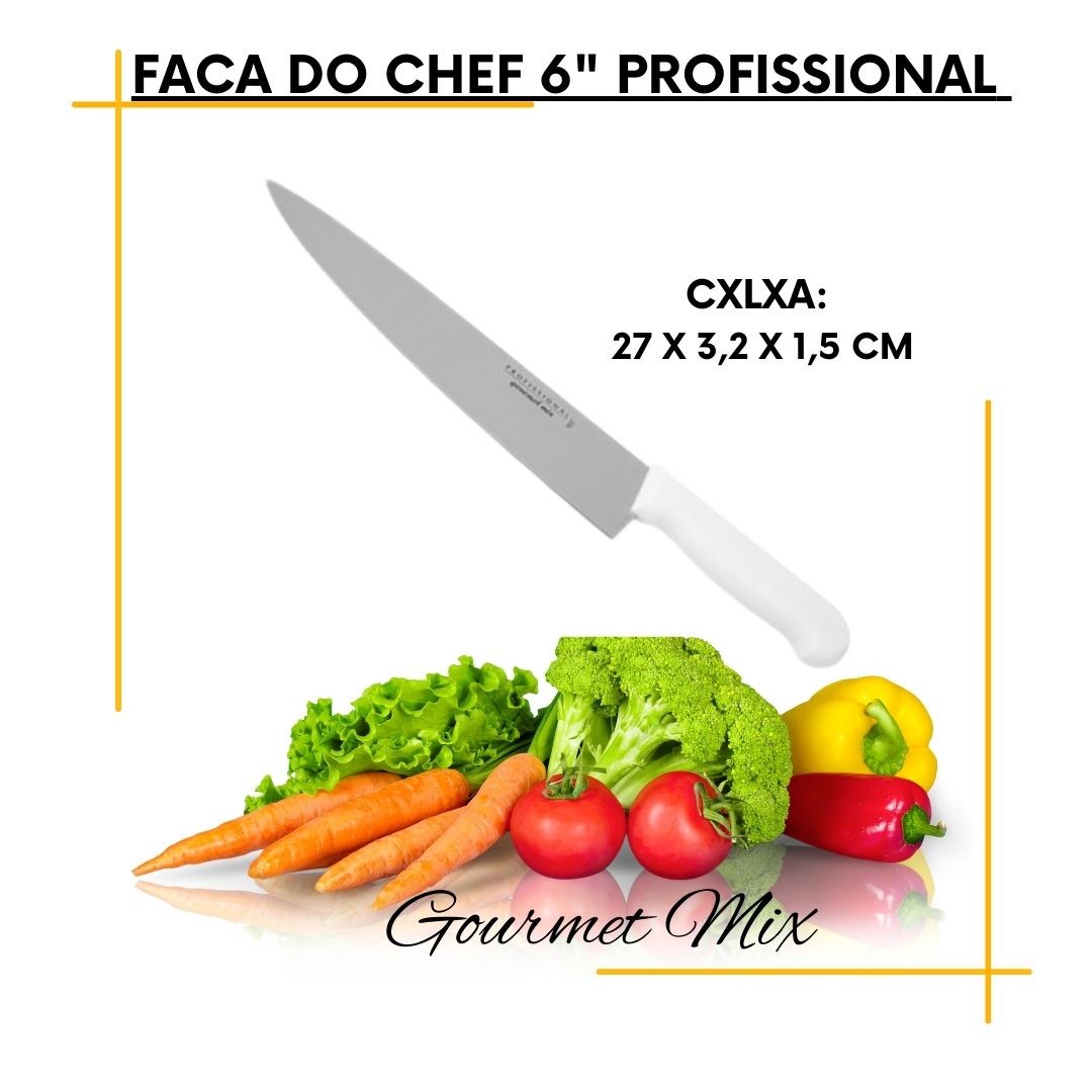 Facas Do Chef Profissional Gourmet Mix | Moocapel